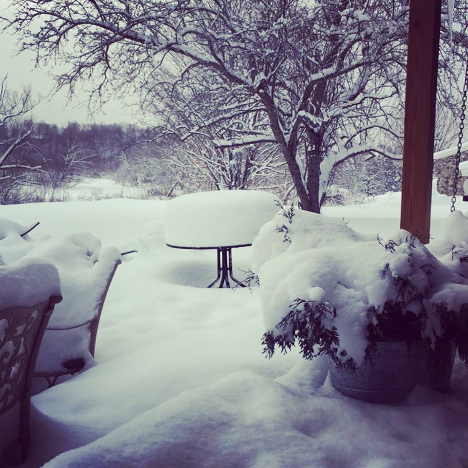 We Have to be Careful of the Ice - Davis Farm and Guest House